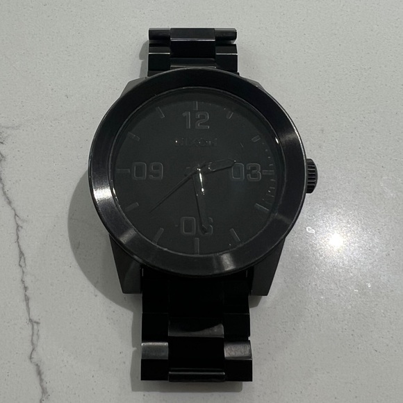 Fossil | Accessories | Fossil Black Minimalist Watch With Metal Band ...